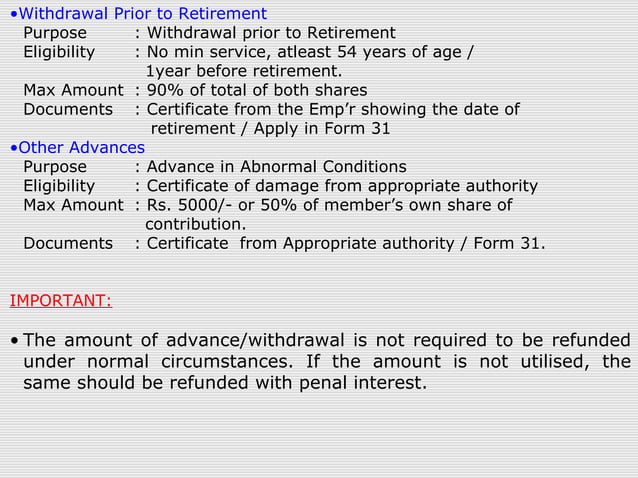 Presentation PF New Rules | PPT