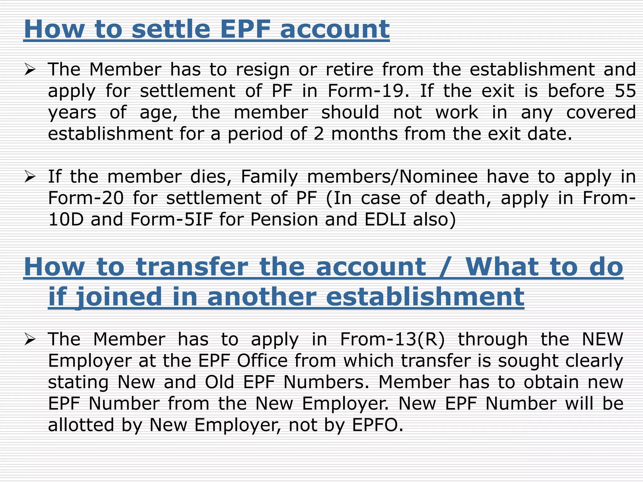 Presentation on epfo | PPTX