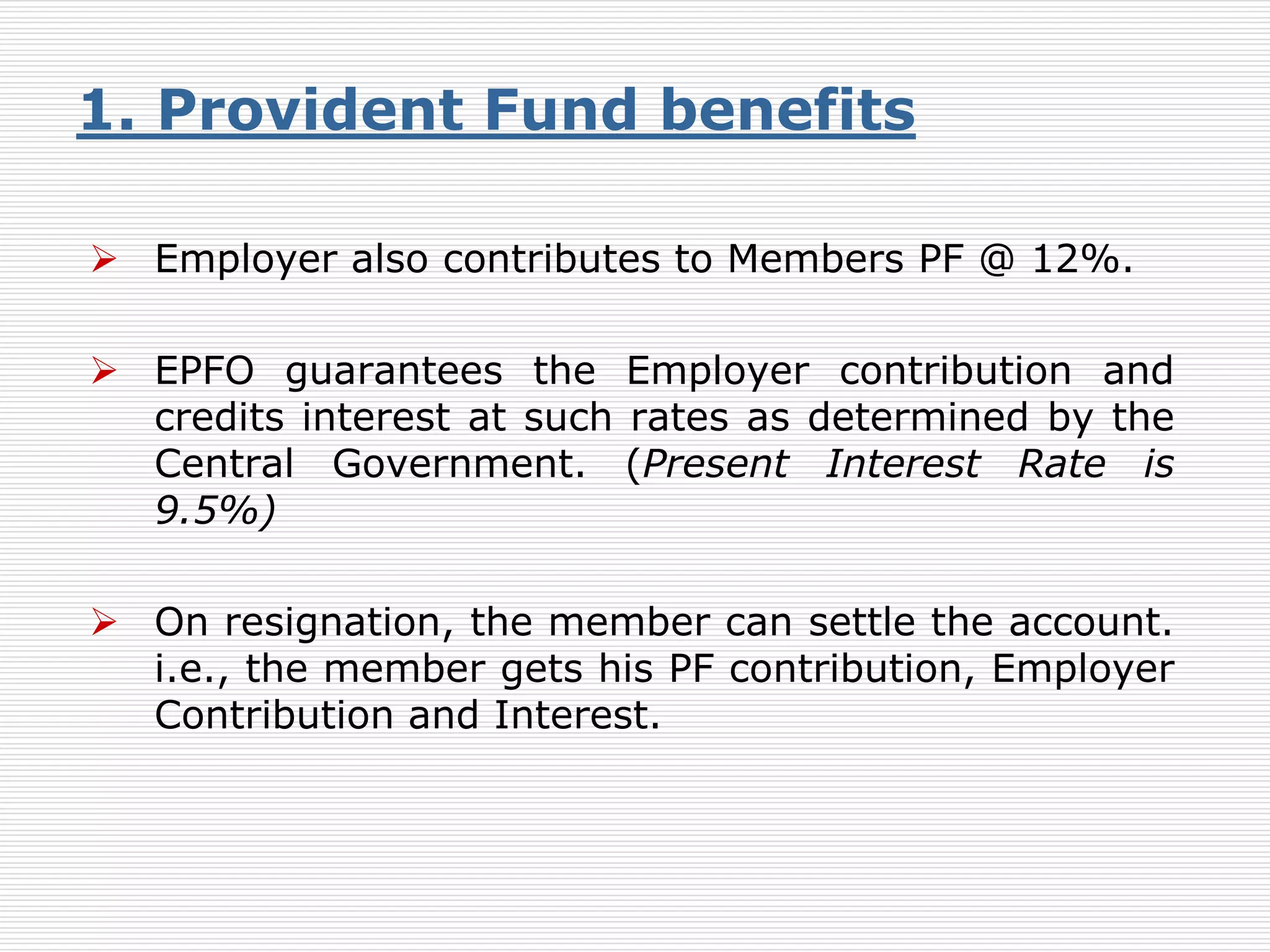 Presentation on epfo | PPTX