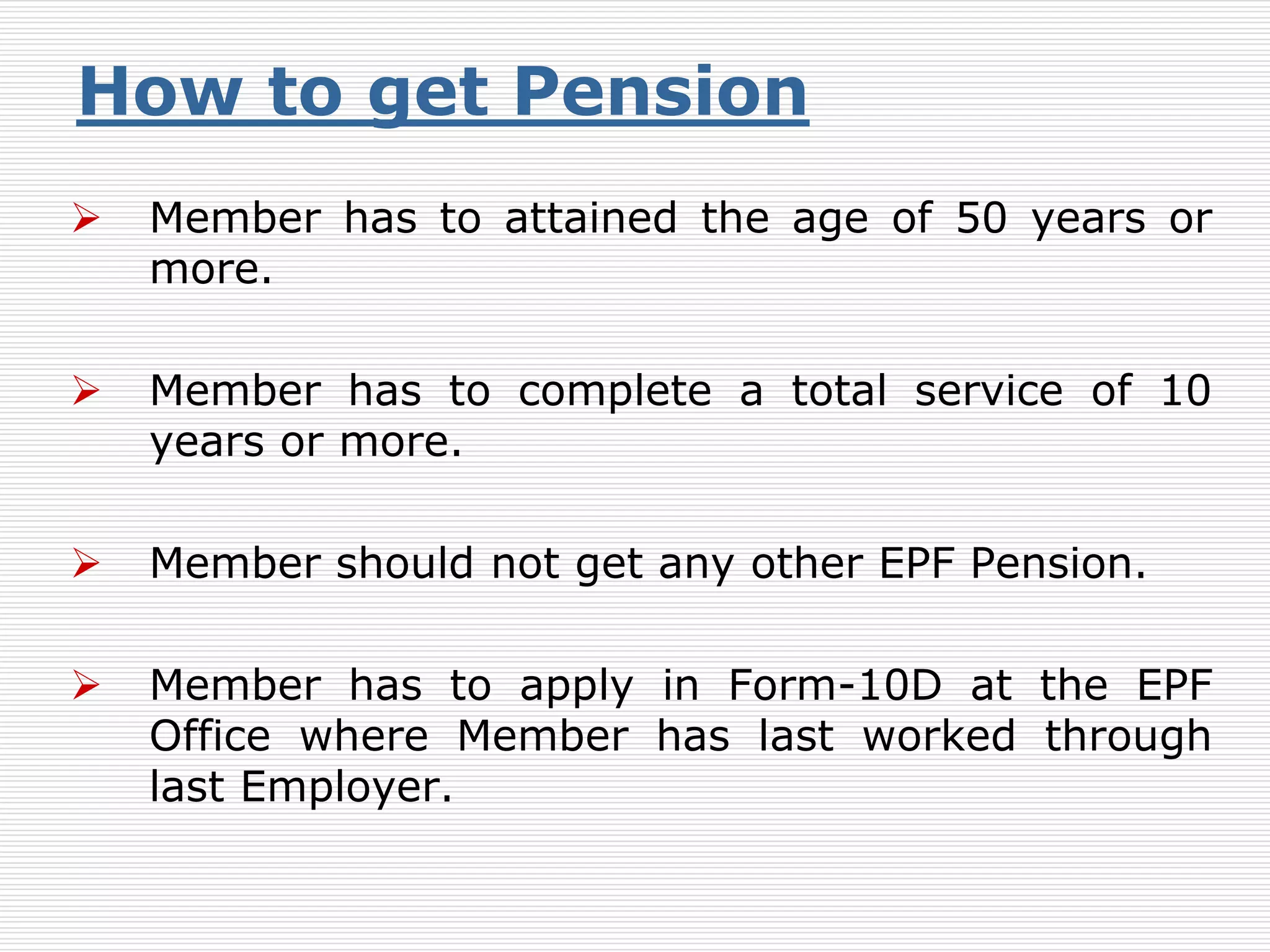 Presentation on epfo | PPTX