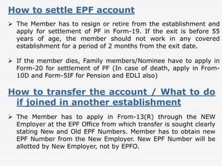 Presentation on epfo | PPTX