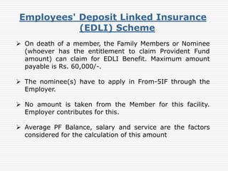 Presentation on epfo | PPT