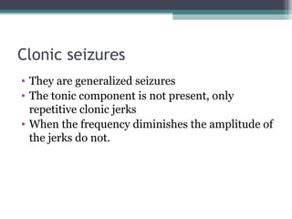 Presentation on epilepsy-1.ppt symptoms and classification | PPT