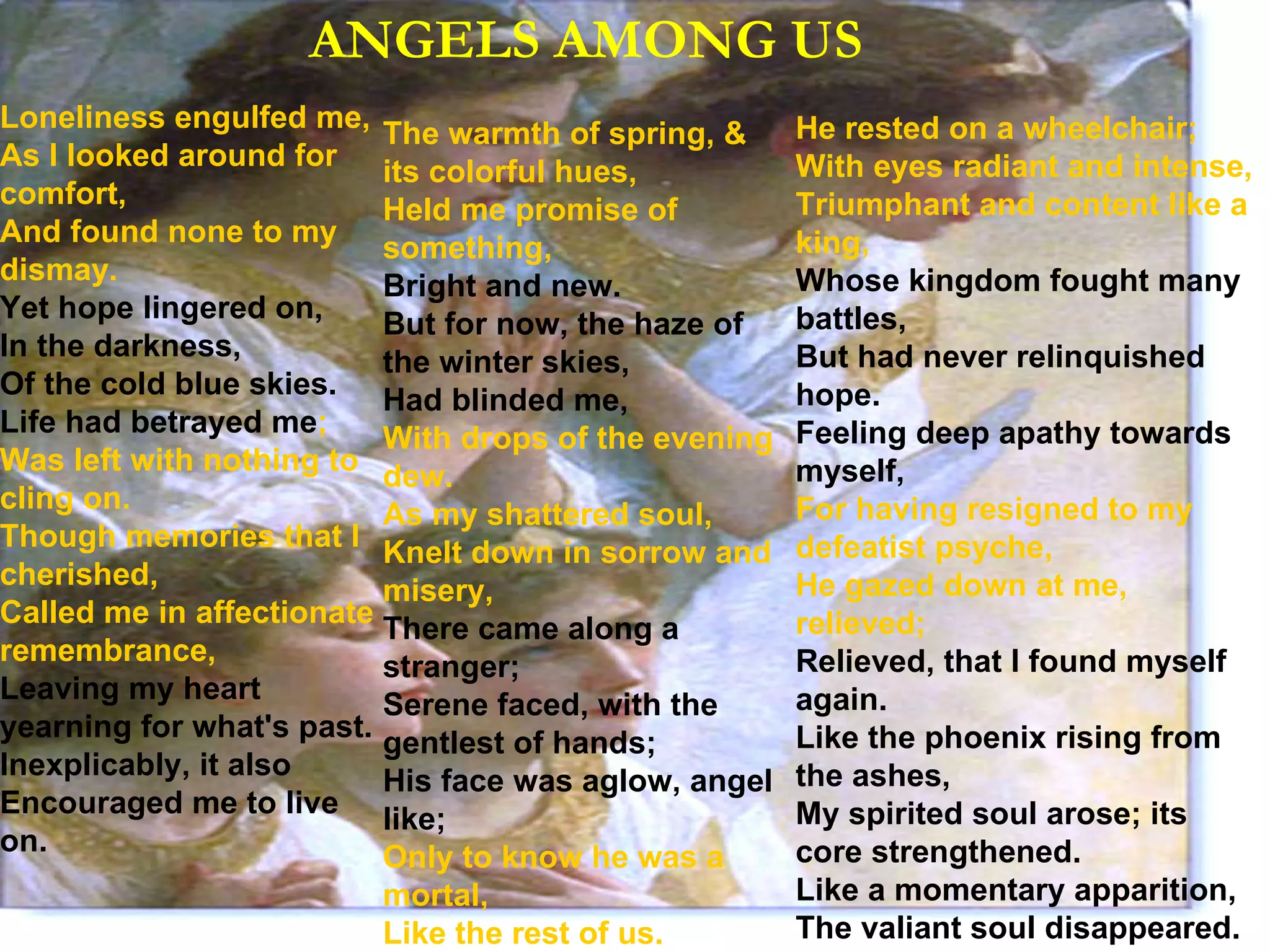 Presentation One Poetry For The Soul | PPT