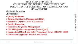 construction quality management | PPTX