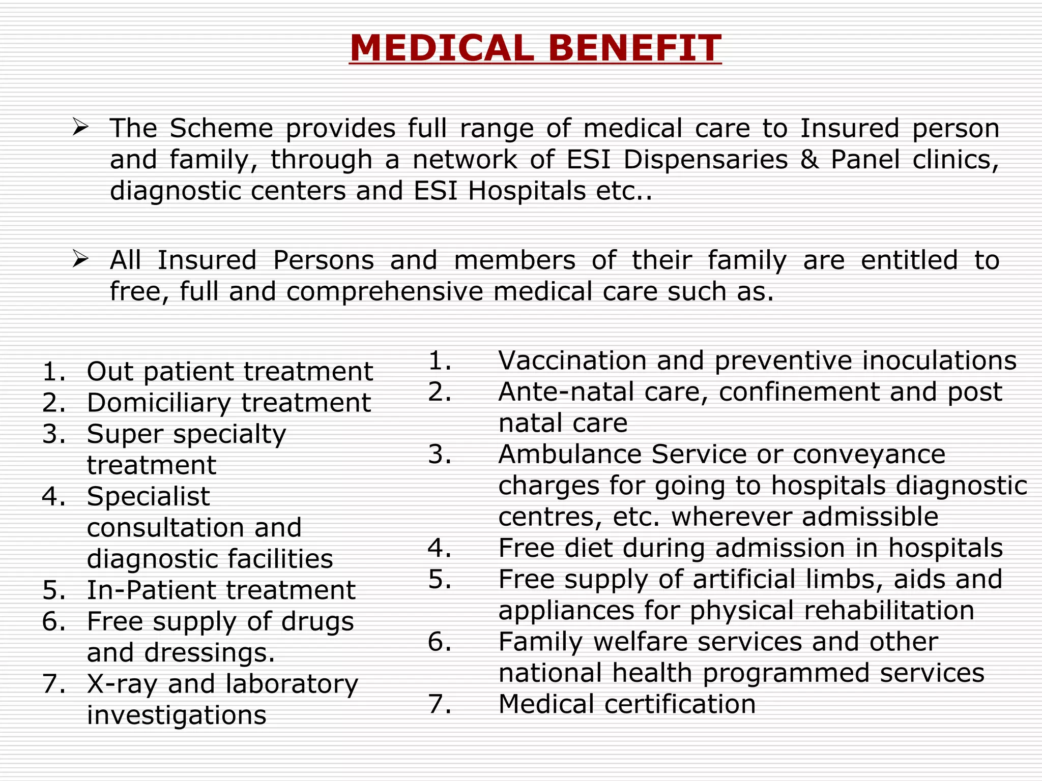 PRESENTATION OF ESIC | PPT