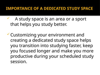 PRESENTATION ON ESTABLISHING EFFECTIVE STUDY HABITS.pptx