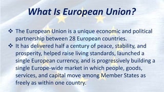 Presentation on European Union | PPTX