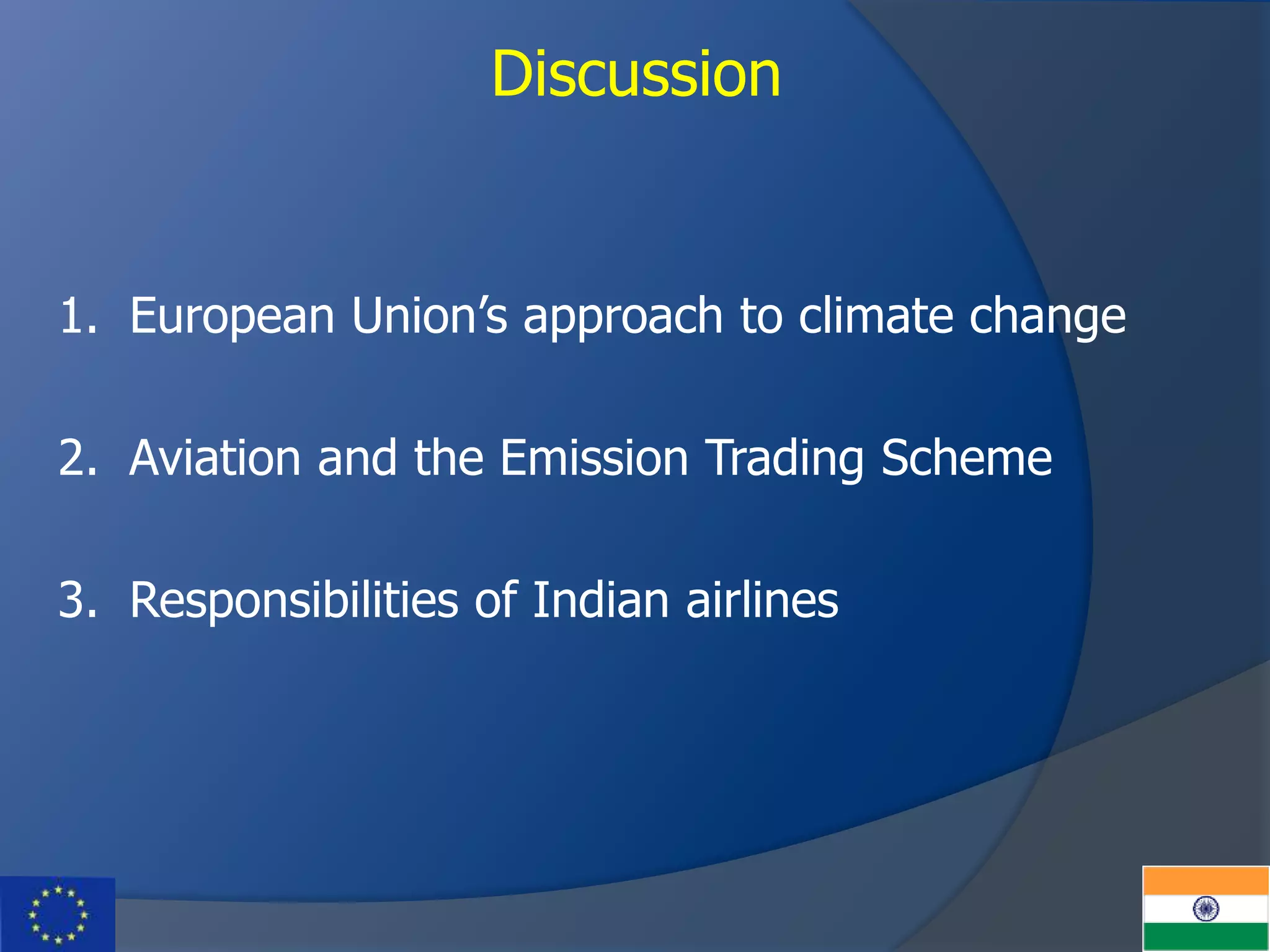 Presentation on eu ets & aviation for iffaad | PPT