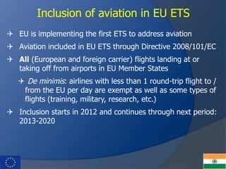 Presentation on eu ets & aviation for iffaad | PPT | Free Download