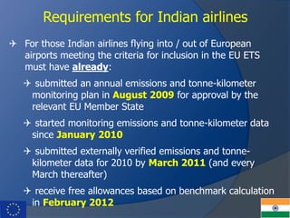 Presentation on eu ets & aviation for iffaad | PPT
