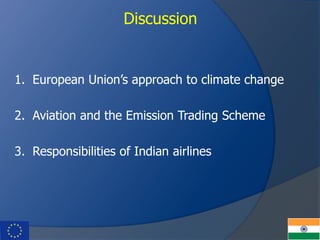 Presentation on eu ets & aviation for iffaad | PPT | Free Download