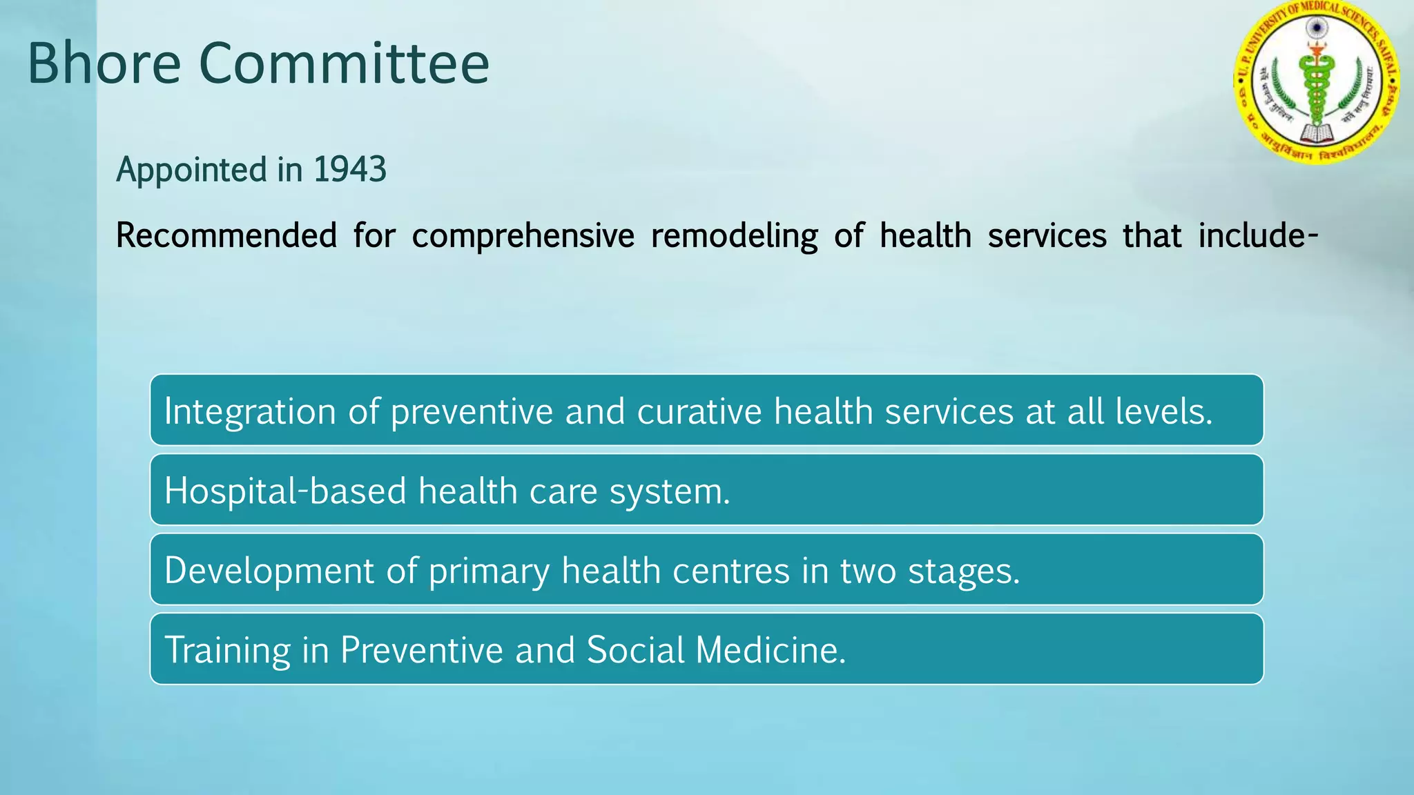 evolution of public health in india | PPTX