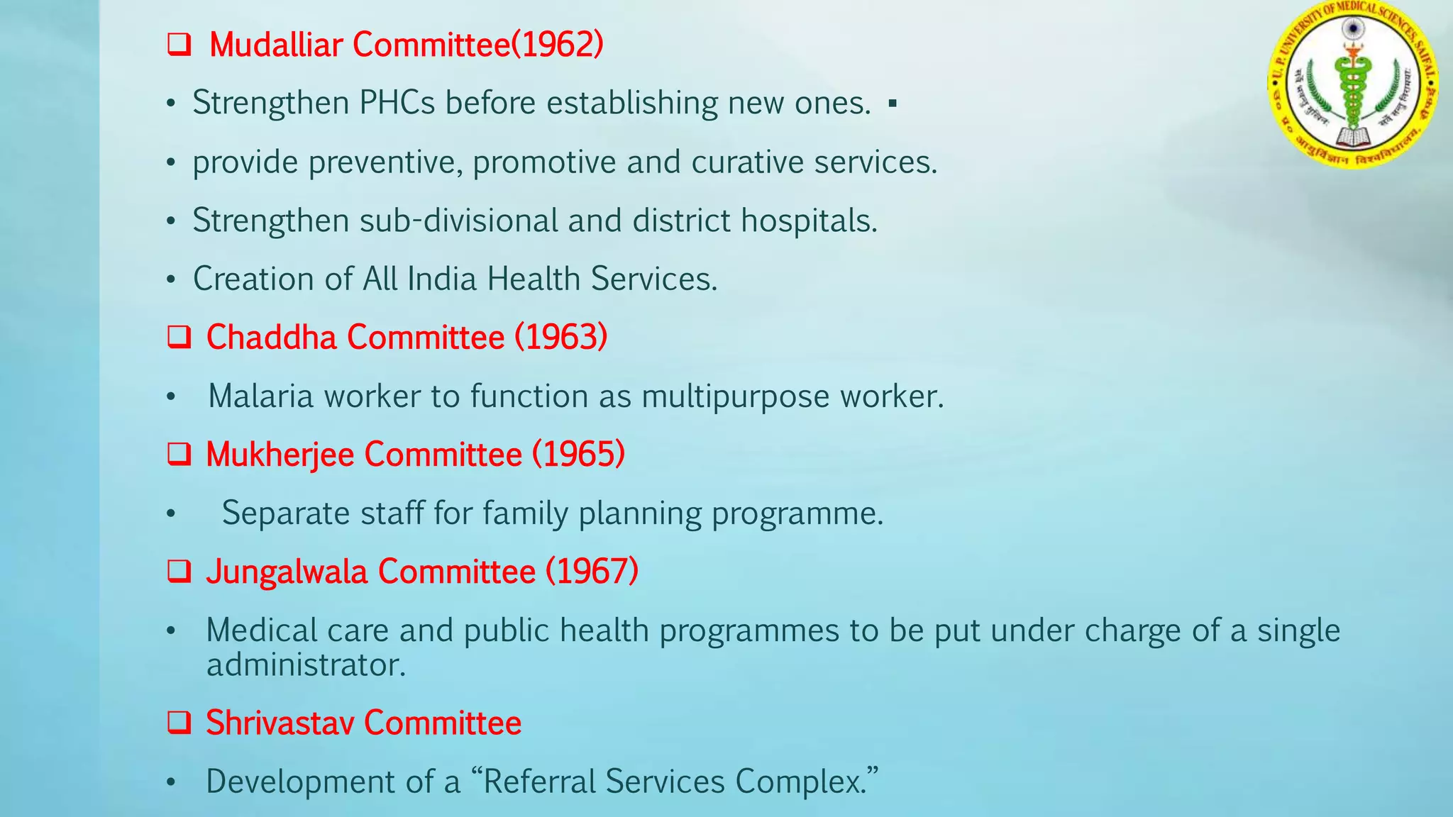 evolution of public health in india | PPTX