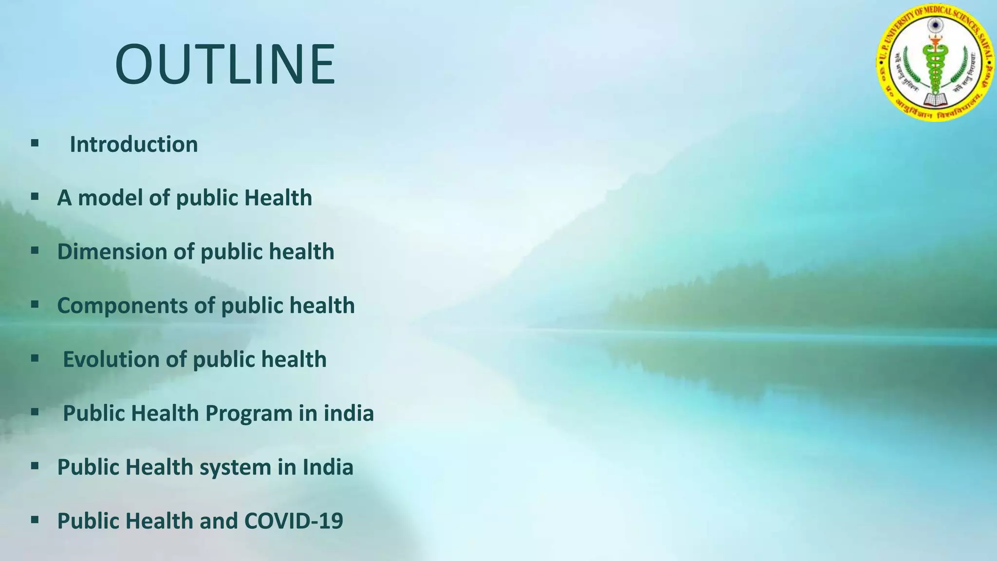 evolution of public health in india | PPTX