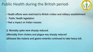 evolution of public health in india | PPTX