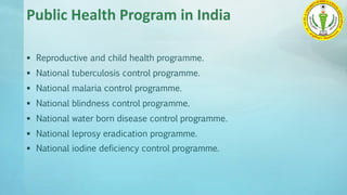 evolution of public health in india | PPTX