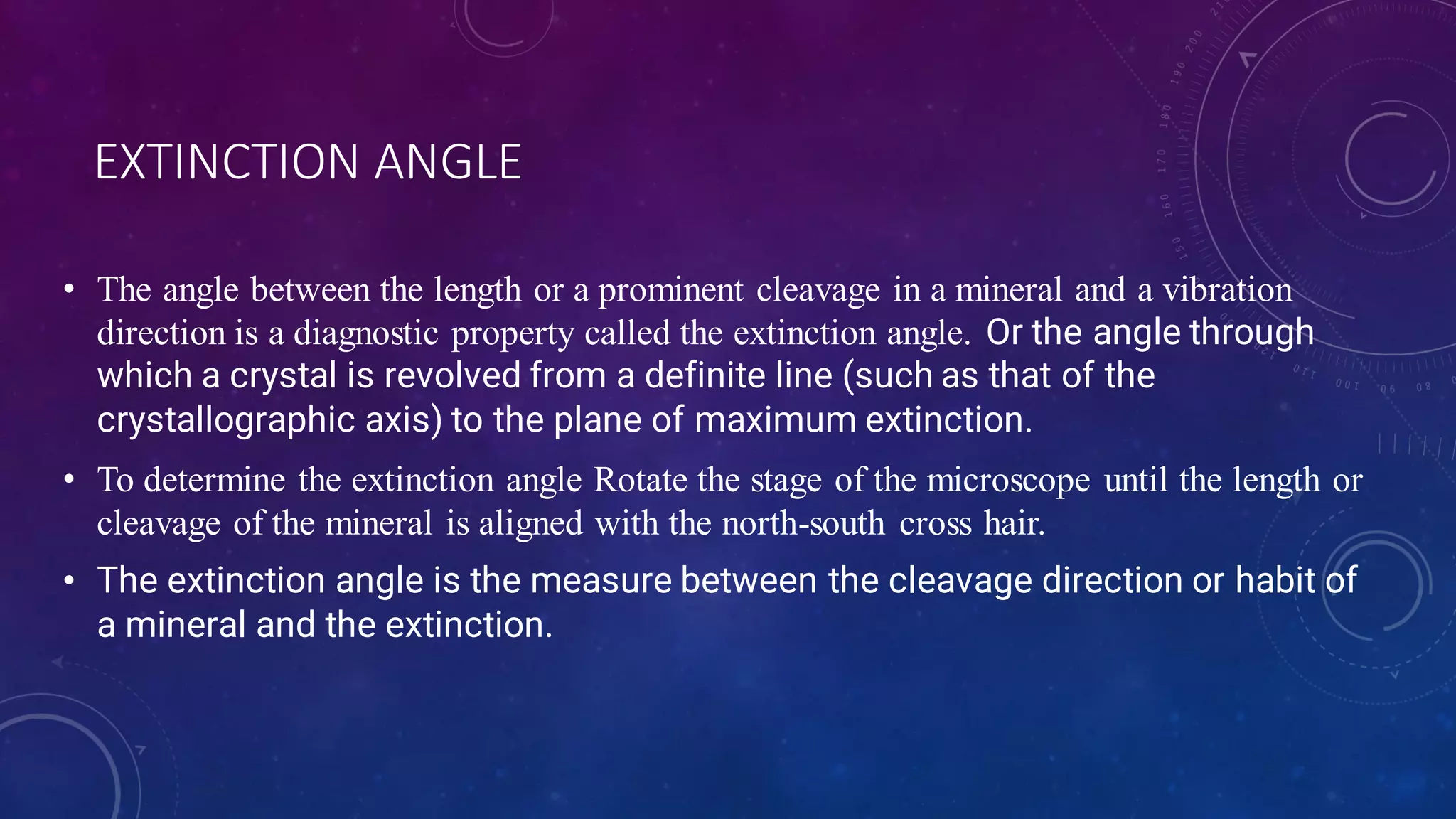 Extinction angle and Types of Extinction in Minerals.pdf