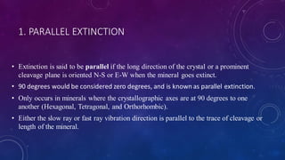Extinction angle and Types of Extinction in Minerals.pdf