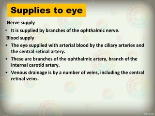 Presentation on eye | PPT