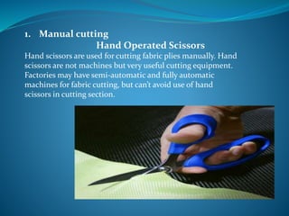 Presentation on fabric cutting | PPTX