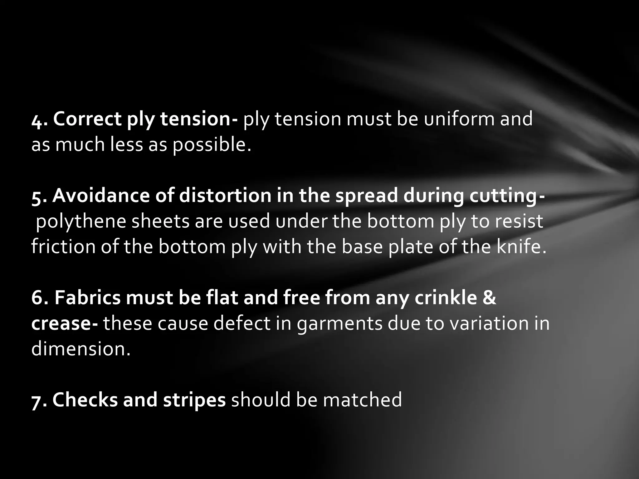 Presentation on fabric spreading | PPTX