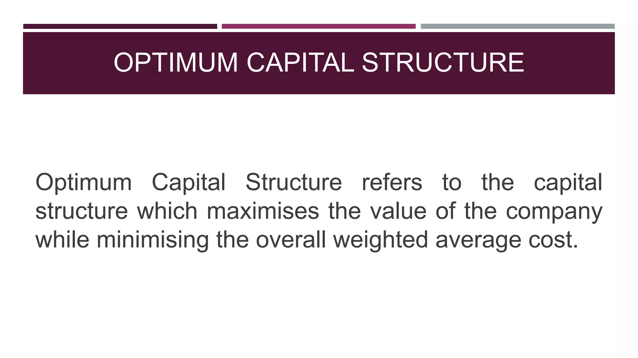 Presentation on factors affecting capital structure decisions | PPT Presentation on factors affecting capital structure decisions | PPT