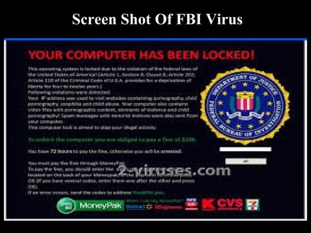 Presentation on FBI VIRUS | PPT