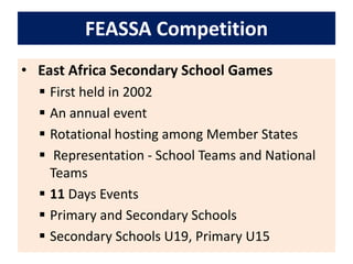 PRESENTATION ON FEASSA GAMES 2024. Feder | PPTX
