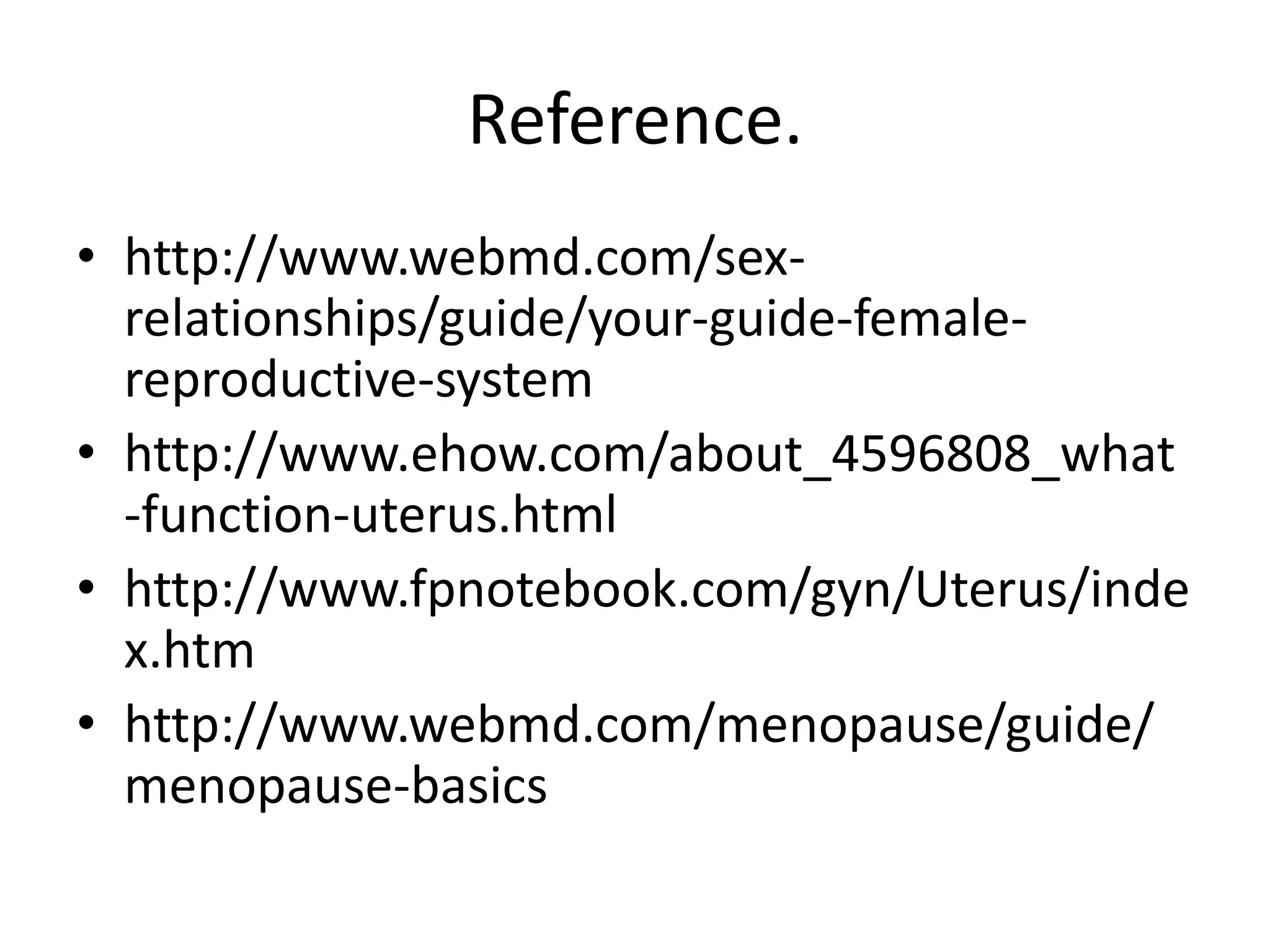 Presentation on female reproductive system | PPTX