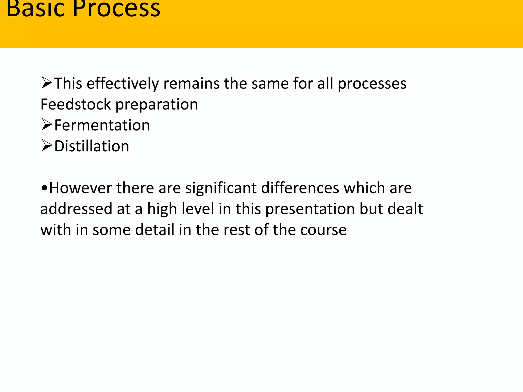Presentation on Grain and Molasses fermentation | PPTX