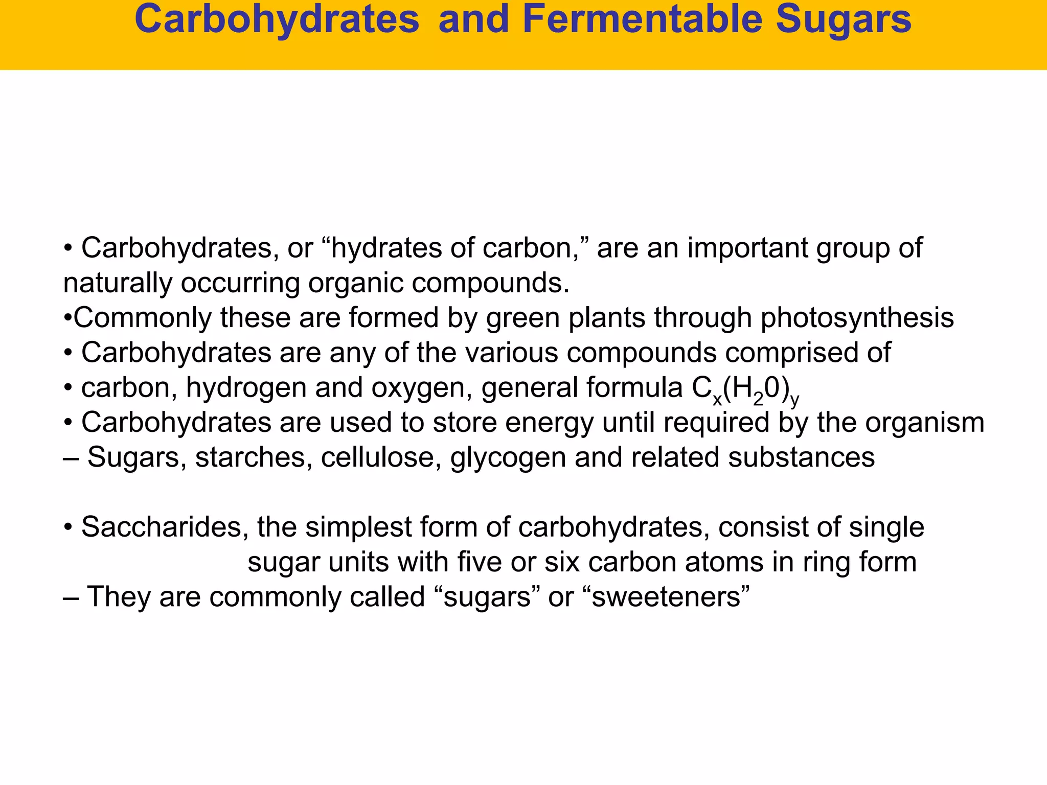 Presentation on Grain and Molasses fermentation | PPTX