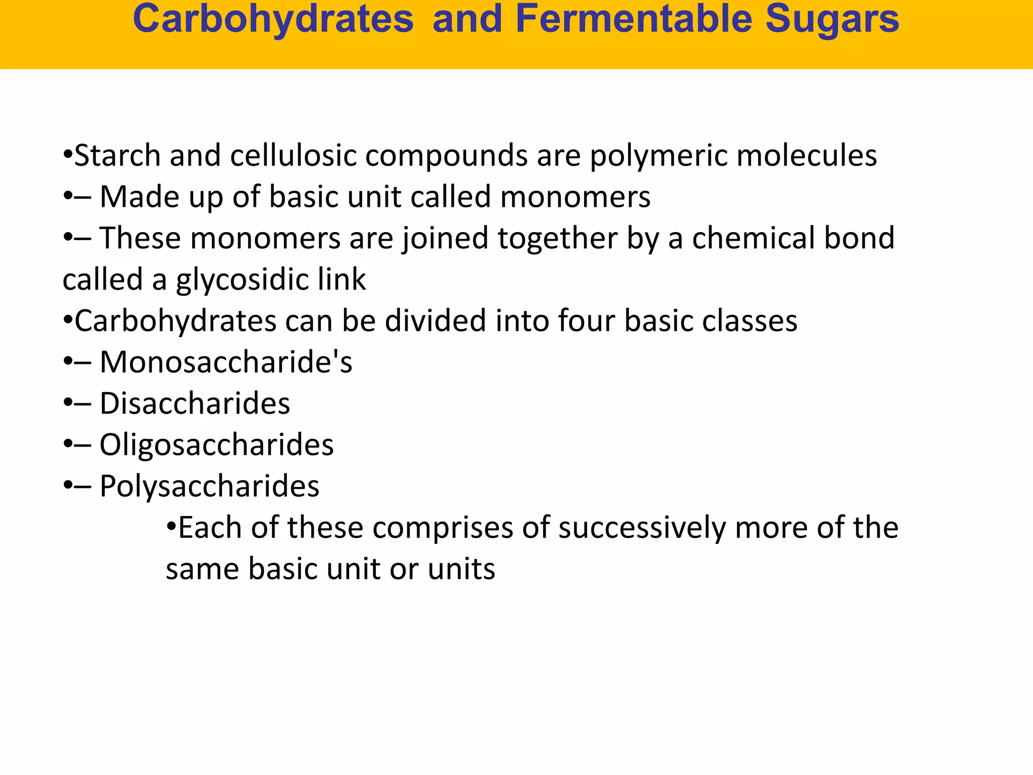 Presentation on Grain and Molasses fermentation | PPTX