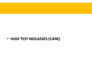 Presentation on Grain and Molasses fermentation | PPTX
