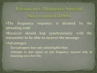 Presentation on fhss | PPT