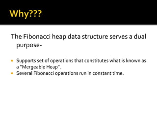 Fibonacci Heap | PPTX