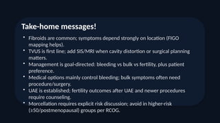 Etiology, clinical presentation, diagnosis and management of Uterine ...
