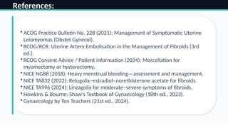 Etiology, clinical presentation, diagnosis and management of Uterine ...