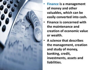 basics of finance | PPTX