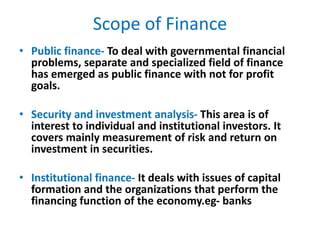basics of finance | PPTX