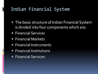 Presentation on financial services | PPTX