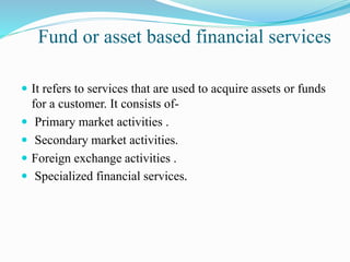 Presentation on financial services | PPTX