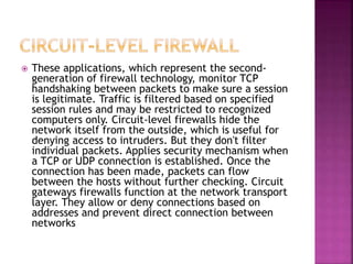 firewall and its types | PPTX