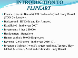 Presentation on flipkart distribution channel, prepared by BAHARUL ...