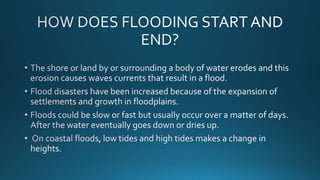 Presentation on flood disaster management | PPT