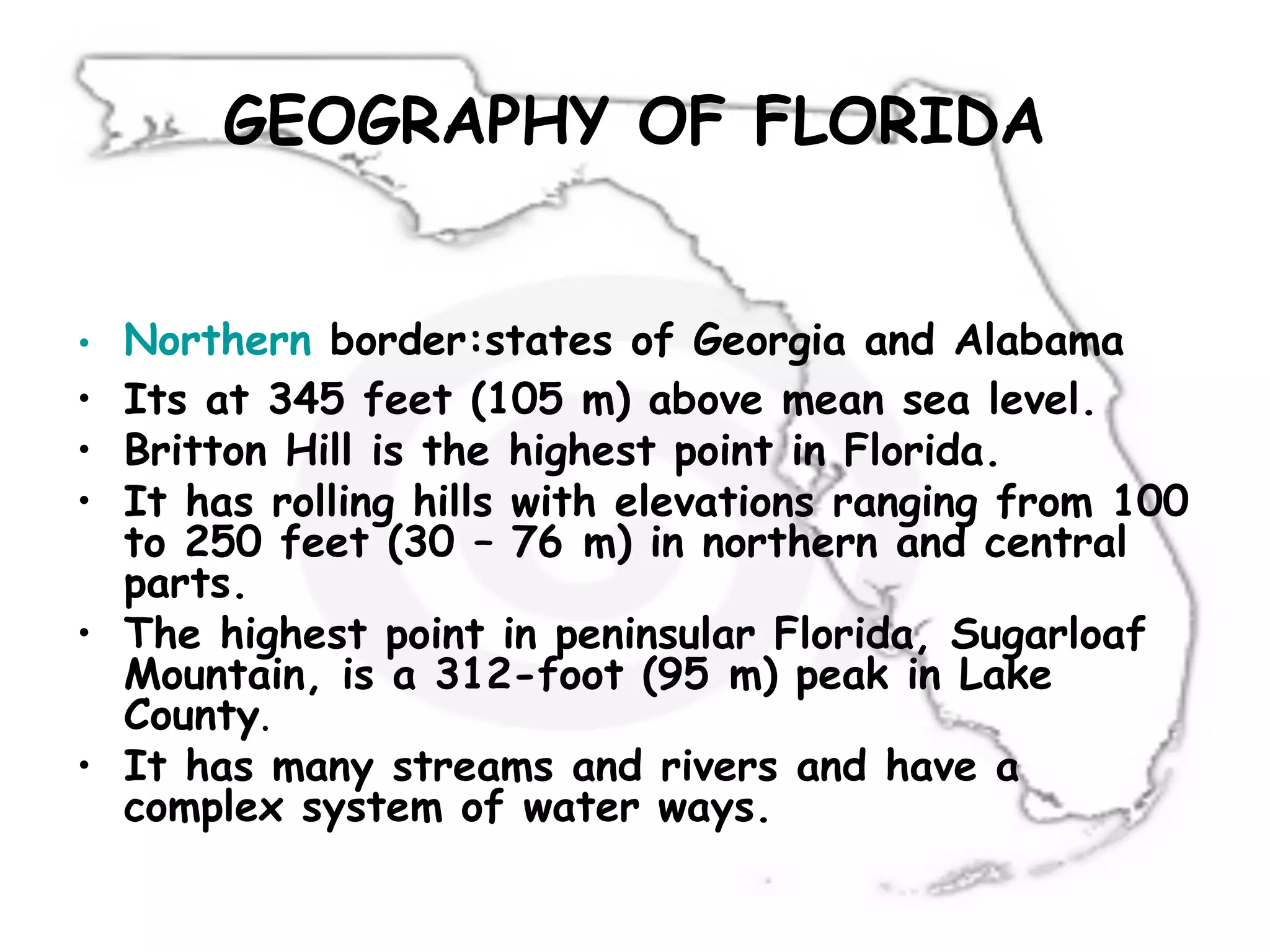 Presentation on florida | PPT