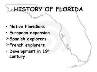 Presentation on florida | PPT