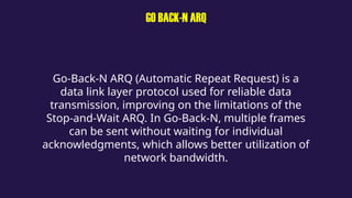 Presentation on Flow Control (noisy and non-noisy channels)) | PPTX