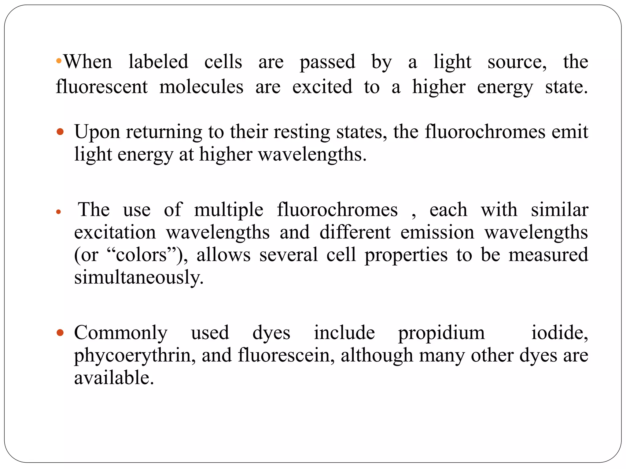 Presentation on flow cytometry1 | PPTX | Physics | Science