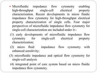 Presentation on flow cytometry1 | PPTX | Physics | Science